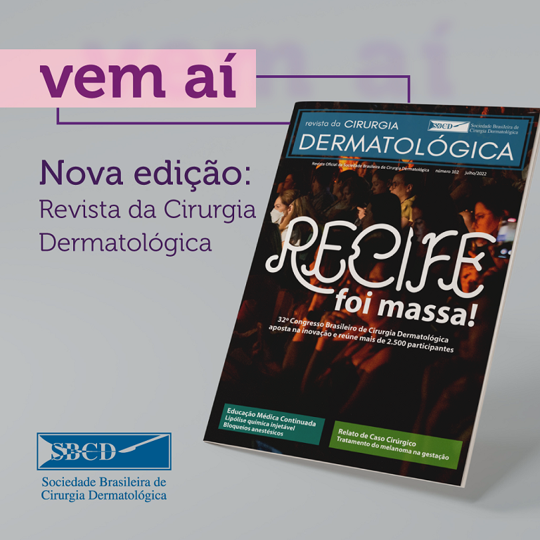 Confira a revista da Cirurgia Dermatológica 102 - SBCD